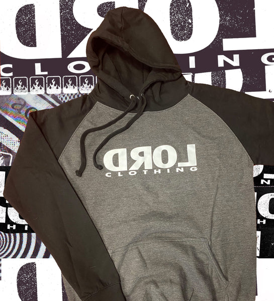 Backwards Baseball Hoodie Black/Grey – lordclothing
